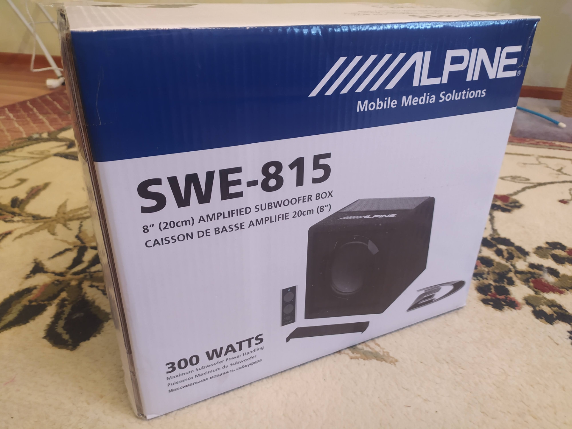 Добавим баса в Opel Astra K — сабвуфер Alpine SWE-815. — Opel Astra K, 1,6 л, 2016 года ...