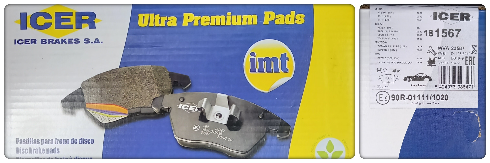 Отзыв диски Brembo MAX 09977275 + колодки Brembo XTRA P85075X — Skoda Octavia A5 Mk2, 1,8 л ...