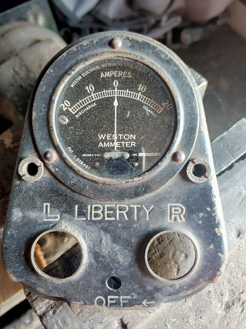 Weston Ammeter -винтажный амперметр. — ГАЗ 12, 3,5 л, 1953 года ...