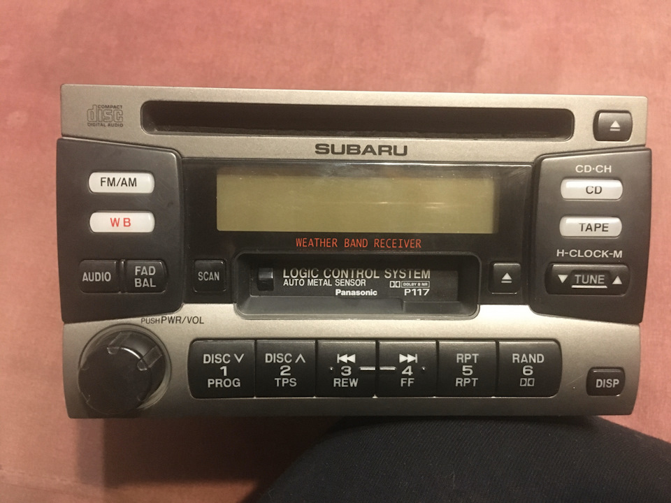 [#71]-Новая магнитола, MATSUSHITA — Subaru Forester (SF), 2,5 л, 1997 ...