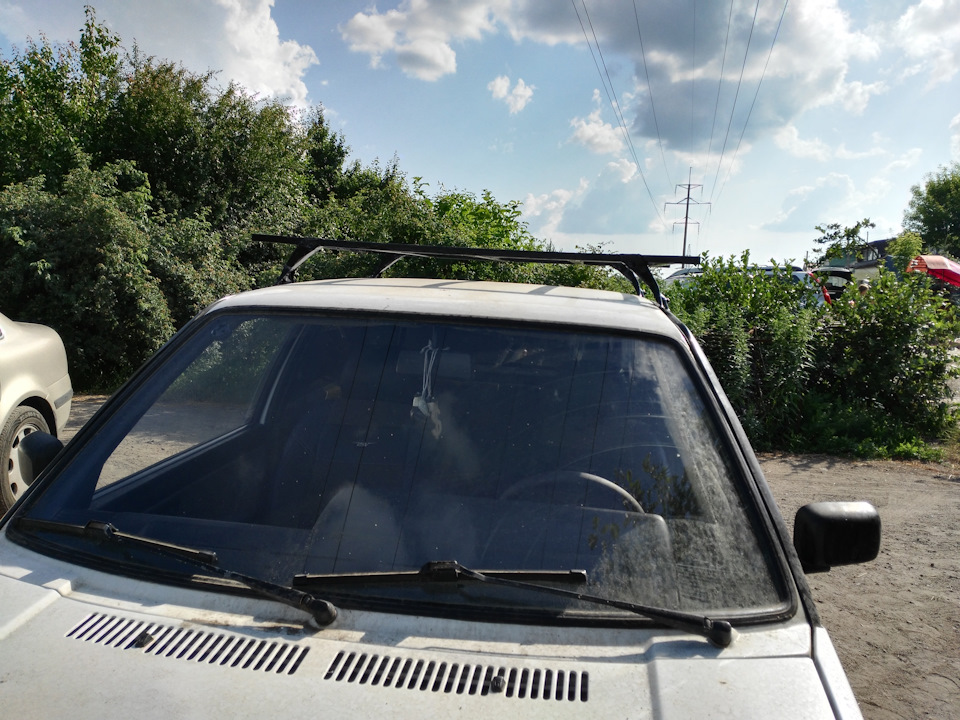 Багажник на крышу — Volkswagen Golf Mk2, 1,3 л, 1988 года | своими ...