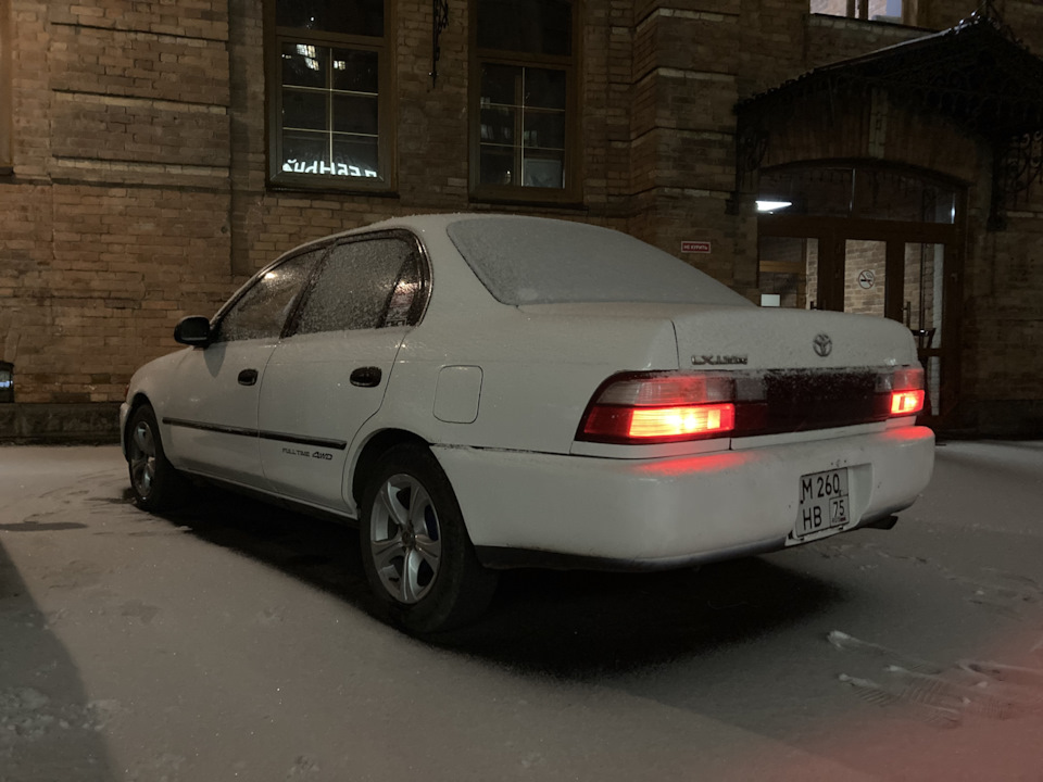 Квадратный номер, руль — Toyota Corolla (100), 1,6 л, 1993 года ...