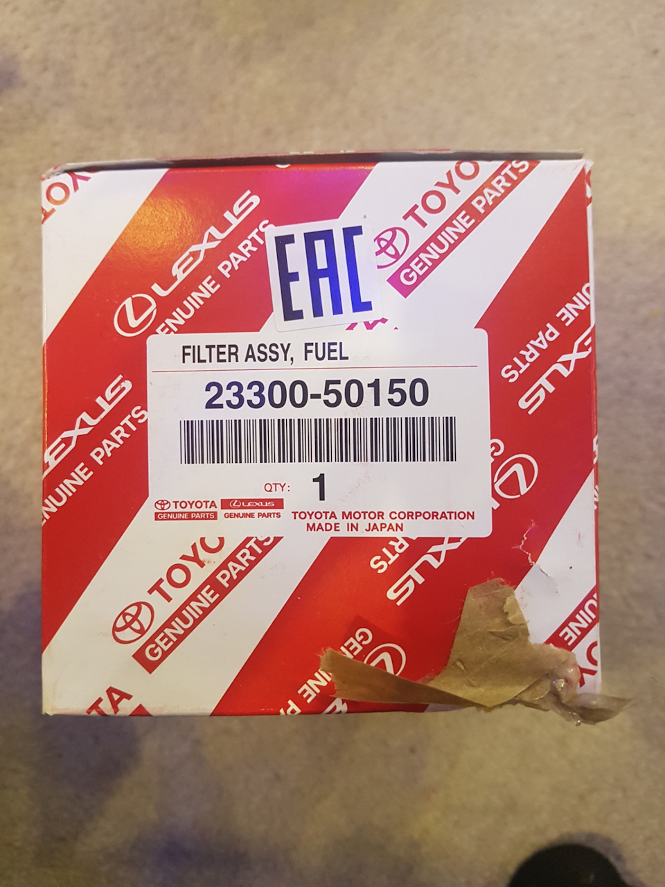 2330050150 ФИЛЬТР ТОПЛИВНЫЙ OEM TOYOTA LEXUS | Запчасти на DRIVE2