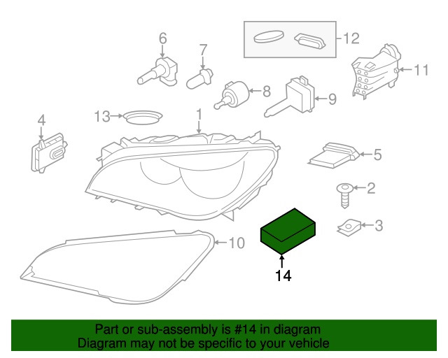 63117225236 Ремкомплект держателя фары П BMW | Запчасти на DRIVE2