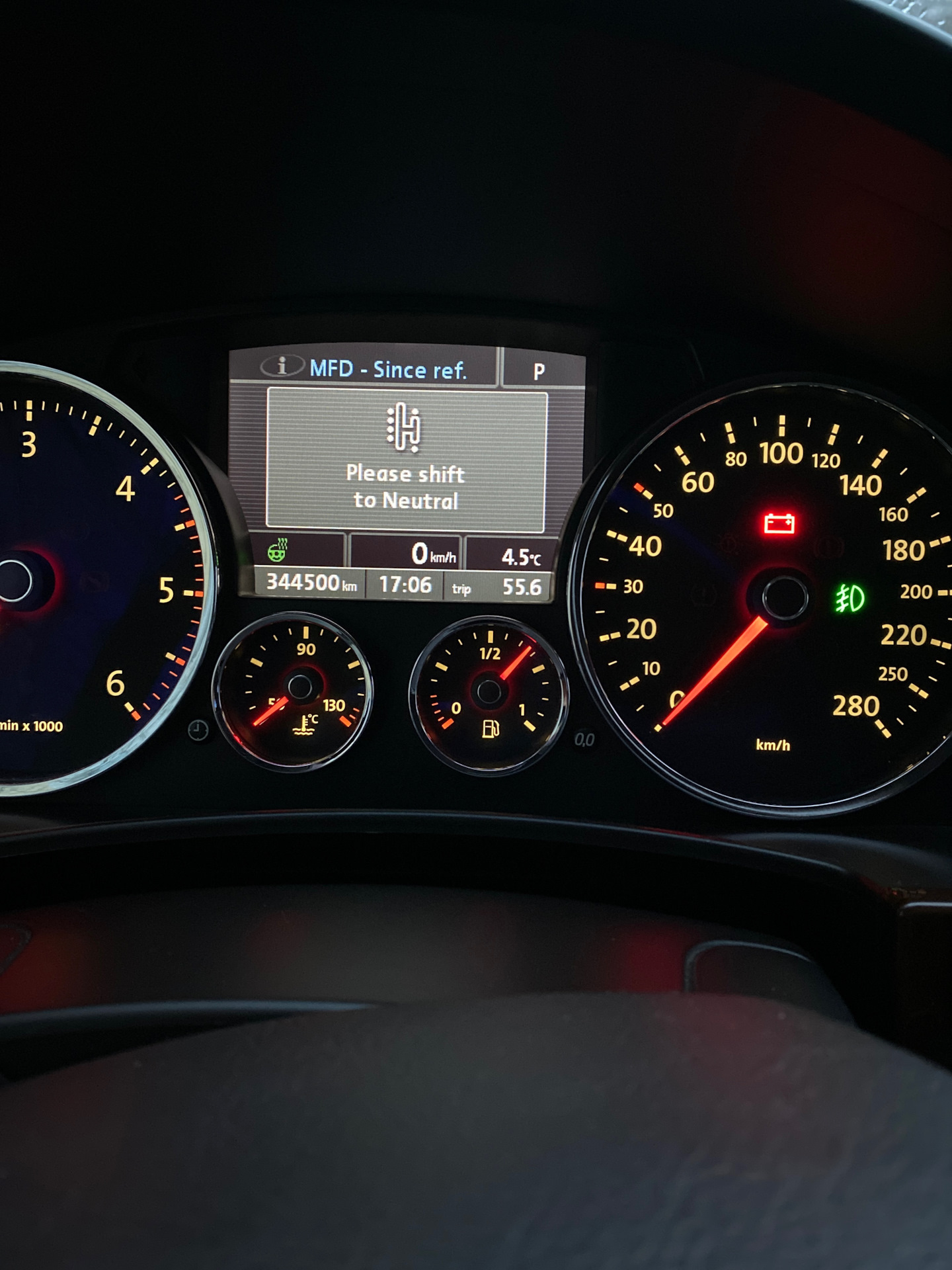 Ошибка по полному приводу — Volkswagen Touareg (1G), 3 л, 2008 года ...