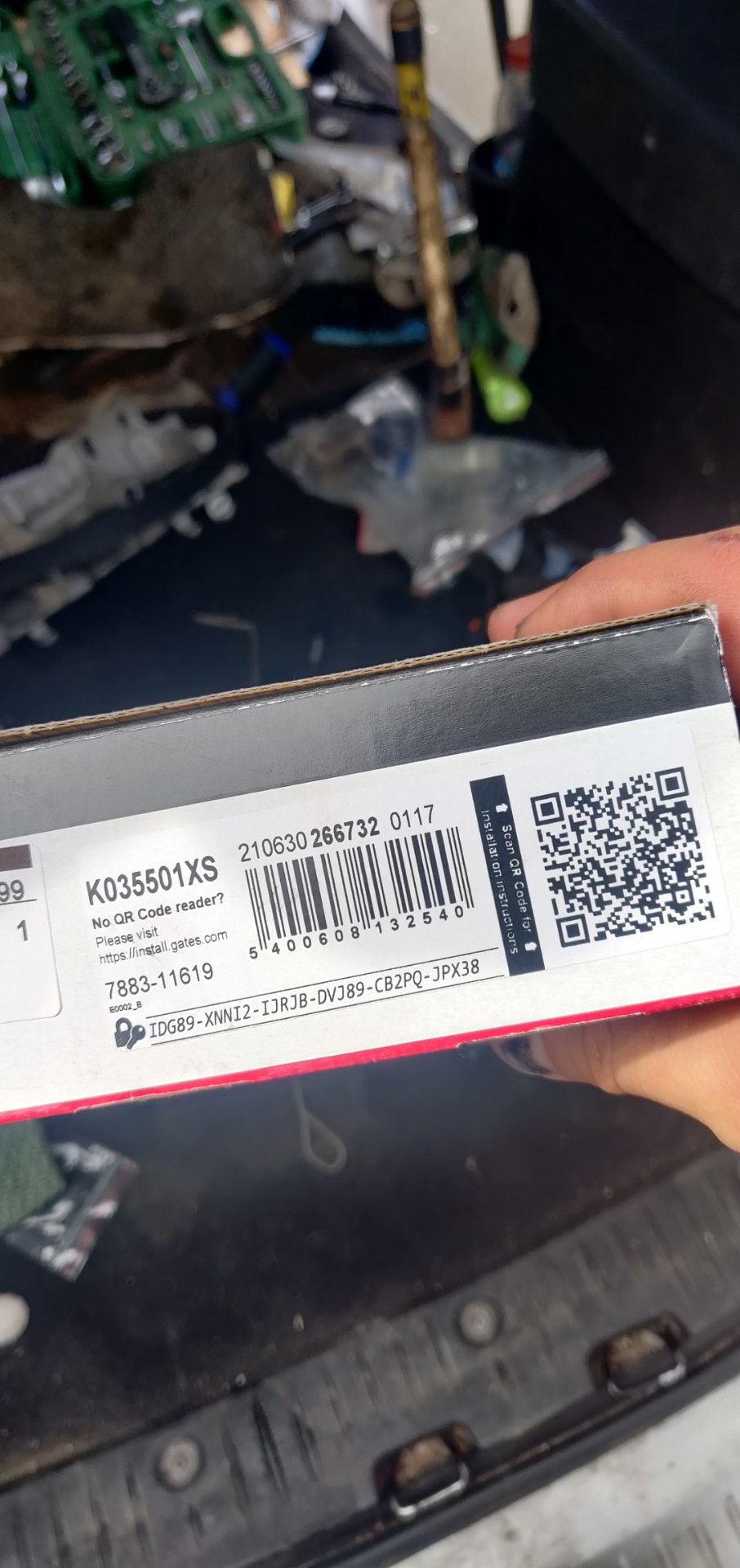 K035501XS Комплекты деталей для ремней грм GATES | Запчасти на DRIVE2