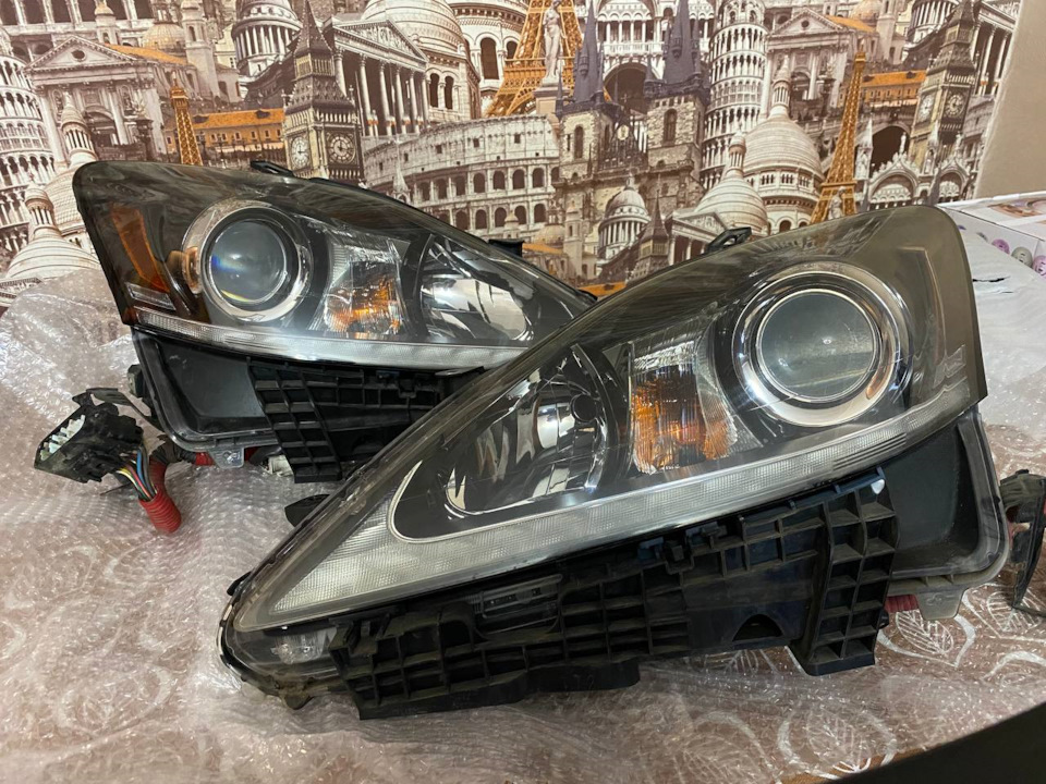 Фары второй рест на Bi-Led + AFS — Lexus IS II, 3,5 л, 2006 года ...