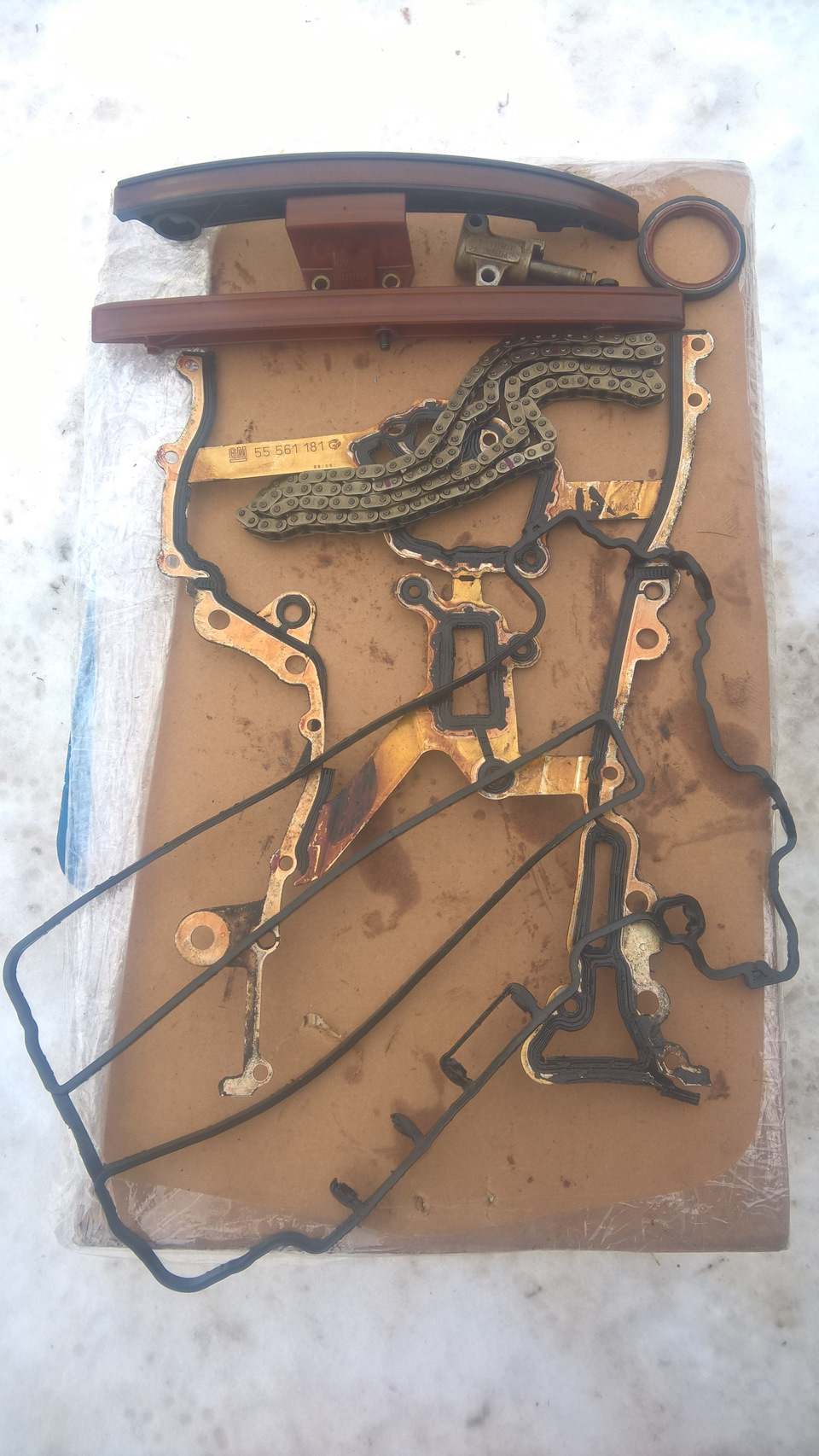 55561181 Прокладка передней крышки двигателя GM | Запчасти на DRIVE2