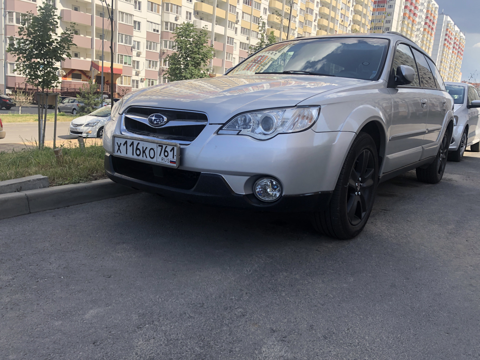 49. Решетка от Subaru Legacy на Outback — Subaru Outback (BP), 2,5 л, 2006 года | стайлинг | DRIVE2
