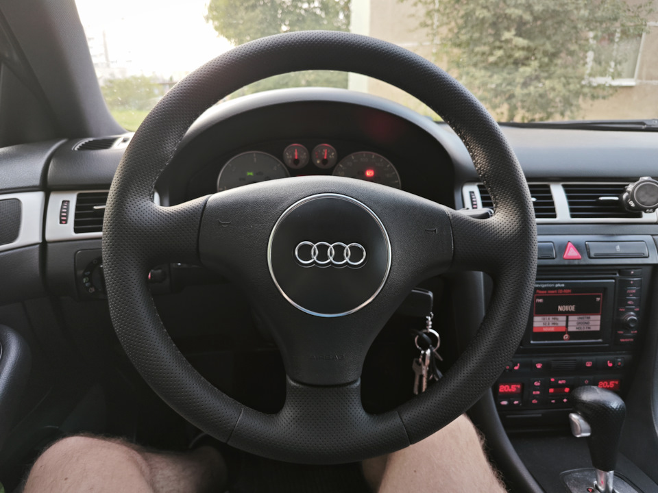 Перетяжка руля — Audi A6 Avant (C5), 2,5 л, 2002 года | стайлинг | DRIVE2