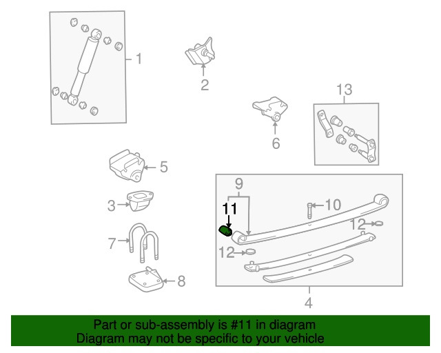 9038914037 САЙЛЕНТБЛОК ЗАДНЕЙ РЕССОРЫ. TOYOTA LEXUS | Запчасти на DRIVE2