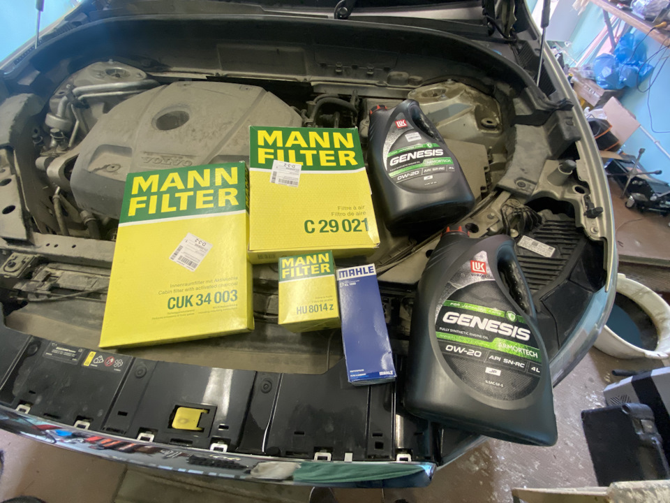 HU8014Z Масляный фильтроэлемент без металлических частей MANN FILTER ...