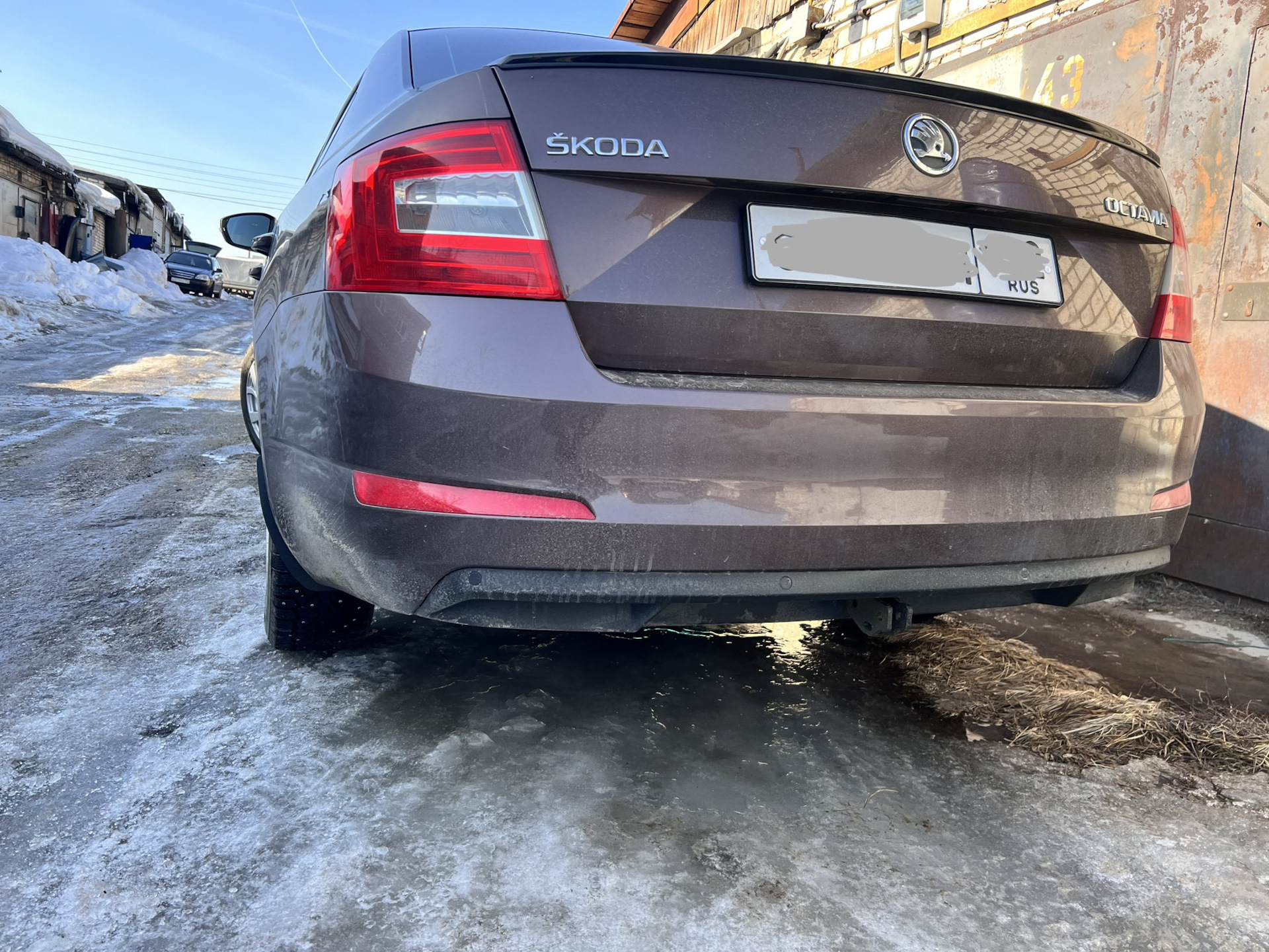 Короткие Брызговики Шкода Октавия А7 — Skoda Octavia A7 Mk3, 1,4 л ...