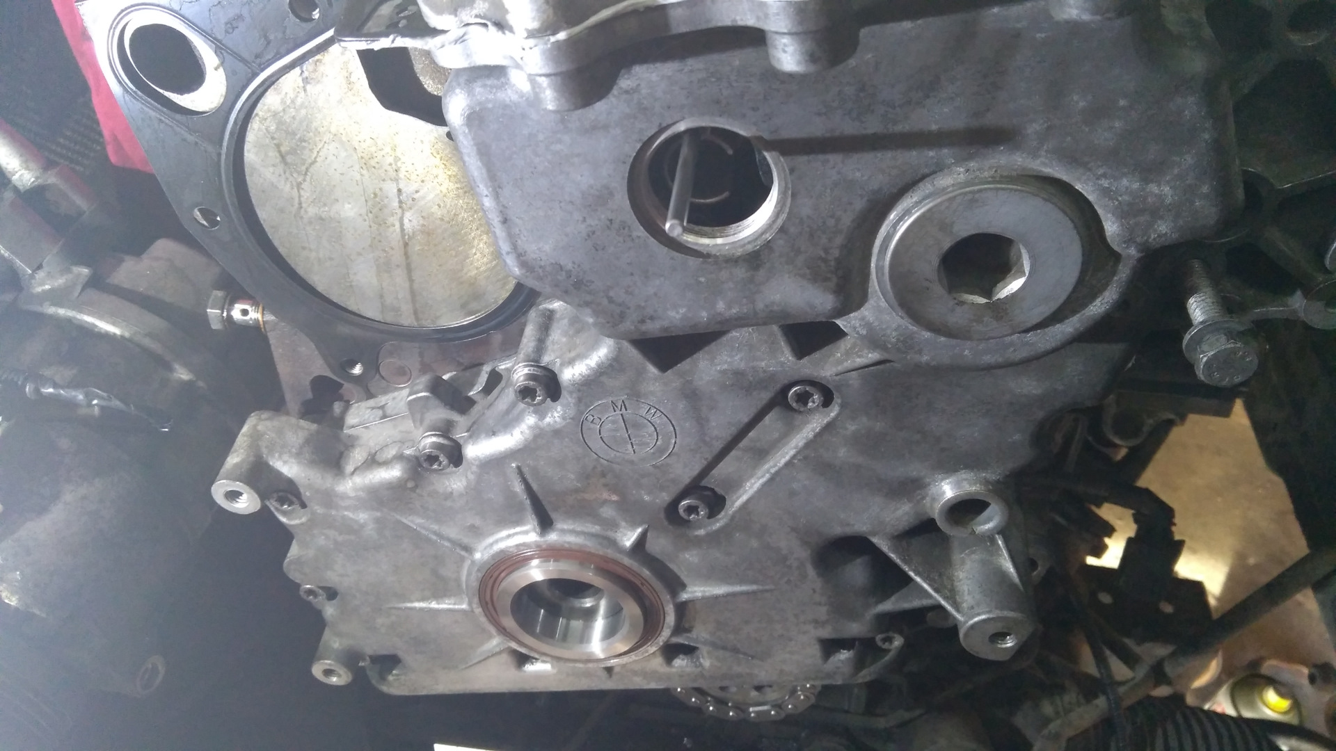 Замена цепей ГРМ на М47/Т2 двигателе. Сборка (часть1) — BMW X3 (E83), 2 ...