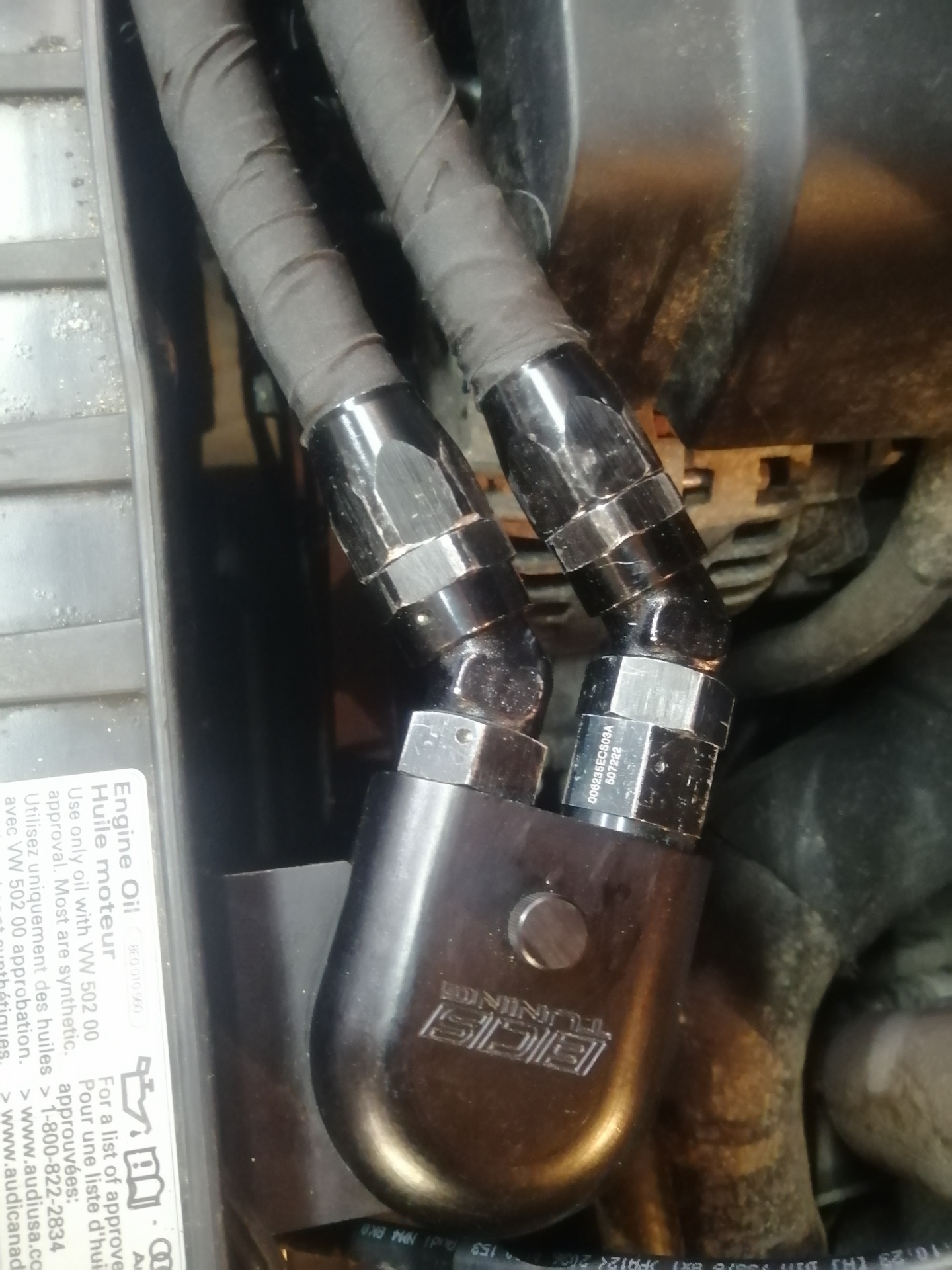 ECS TUNING масломойка + Катушки от R8+NGK 4853😈 — Audi A4 (B8), 2 л ...