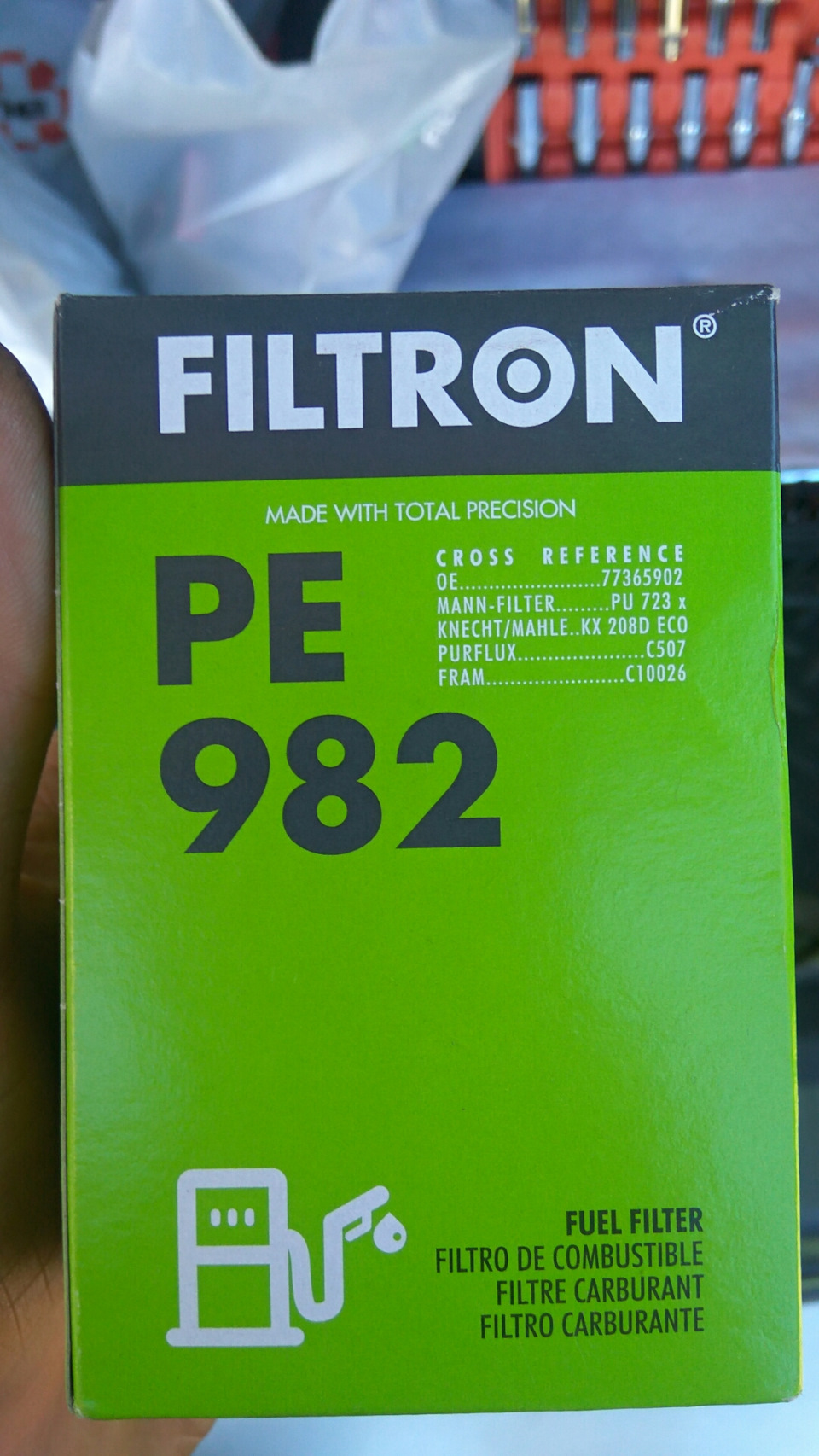 77365902 Фильтр топливный Doblo 1.3 MJTD, Ducato RUS, Boxer 2.2 06->PSA ...