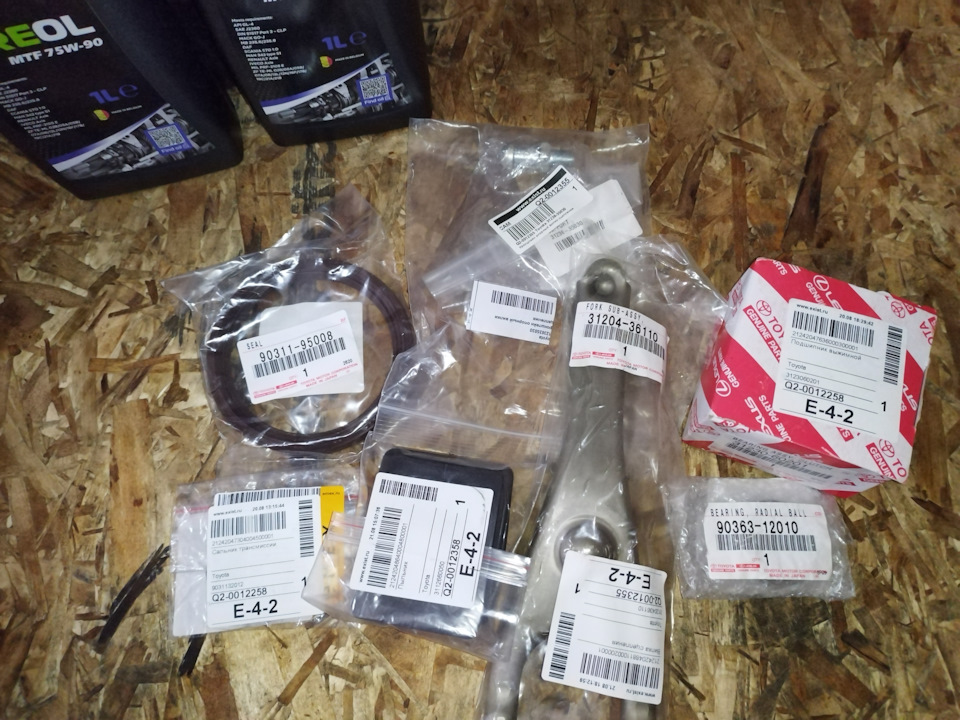 Замена сцепления, насоса гур — Toyota Land Cruiser 100, 4,2 л, 2002 ...