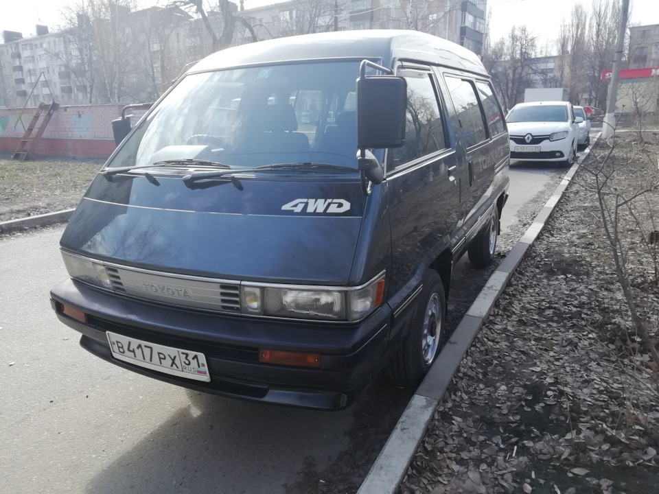 Первый выезд в 2021 году. — Toyota Town Ace (2G), 2 л, 1988 года ...