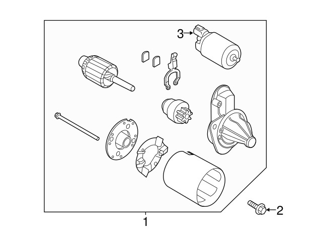 361002B100 Стартер KIA HYUNDAI | Запчасти на DRIVE2