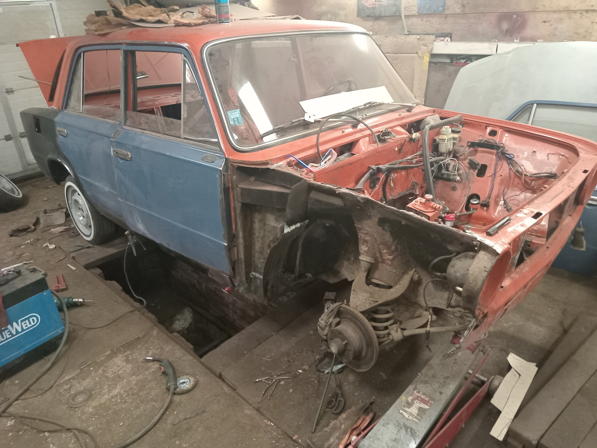 Полупиратские фото из мастерской — Lada 2101, 1,3 л, 1981 года | кузовной ремонт | DRIVE2