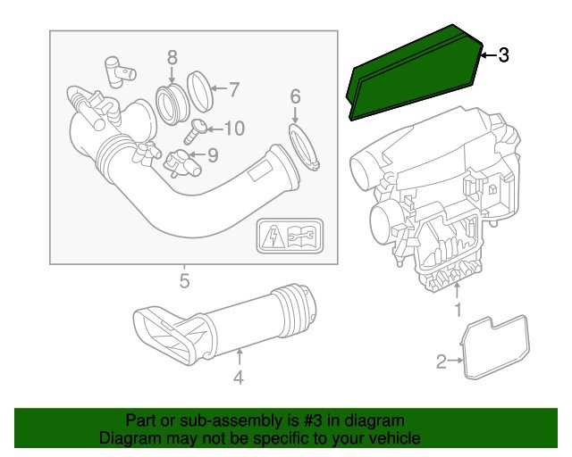 A2710940304 Картридж фильтра воздушного. Mercedes | Запчасти на DRIVE2