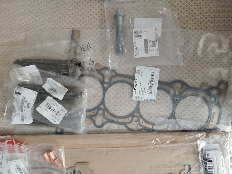 A14NET замена прокладки ГБЦ, головки блока и всех прокладок. — Opel ...