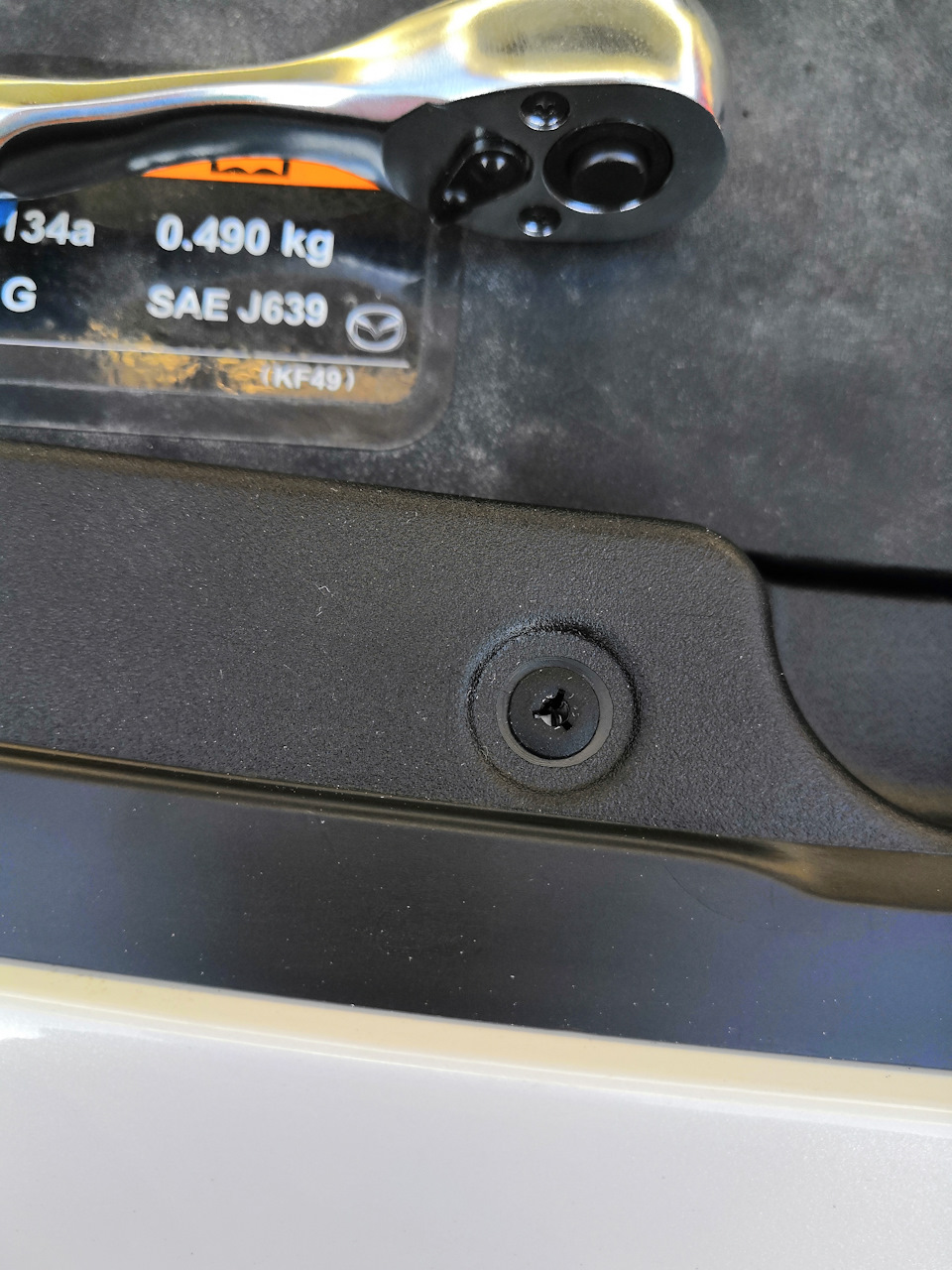 Покраска бампера, приведение кузова в надлежащий вид — Mazda 6 (3G) GJ ...