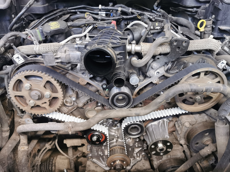 Замена ГРМ — Land Rover Discovery III, 2,7 л, 2008 года | плановое ТО ...