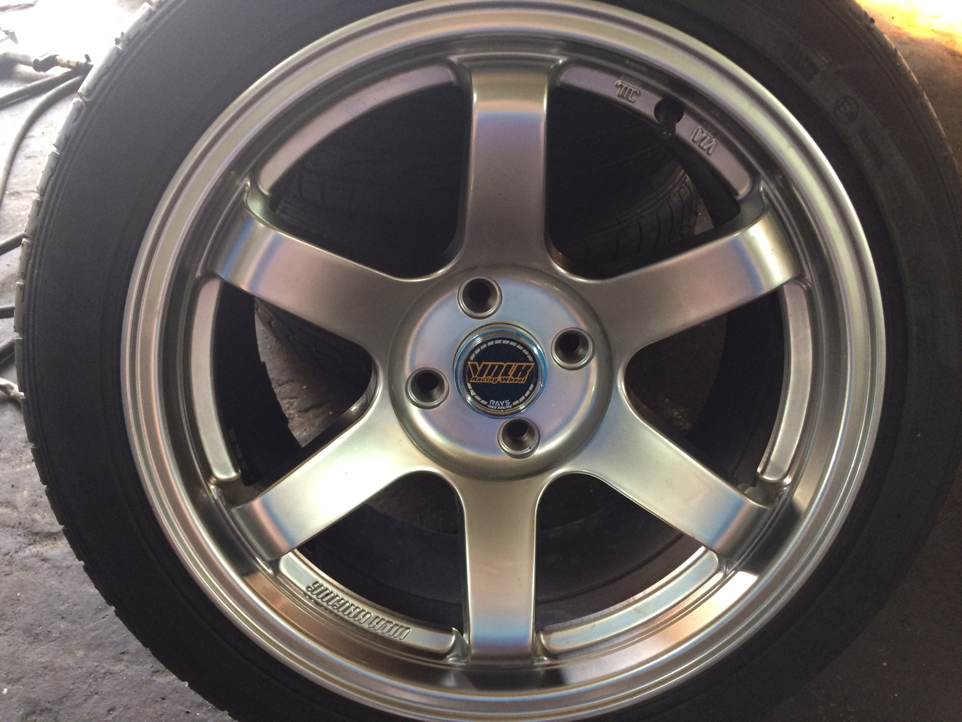 Volk Rasing TE37 SL r16 8.25j — Lada 112 Coupe, 1,6 л, 2008 года ...