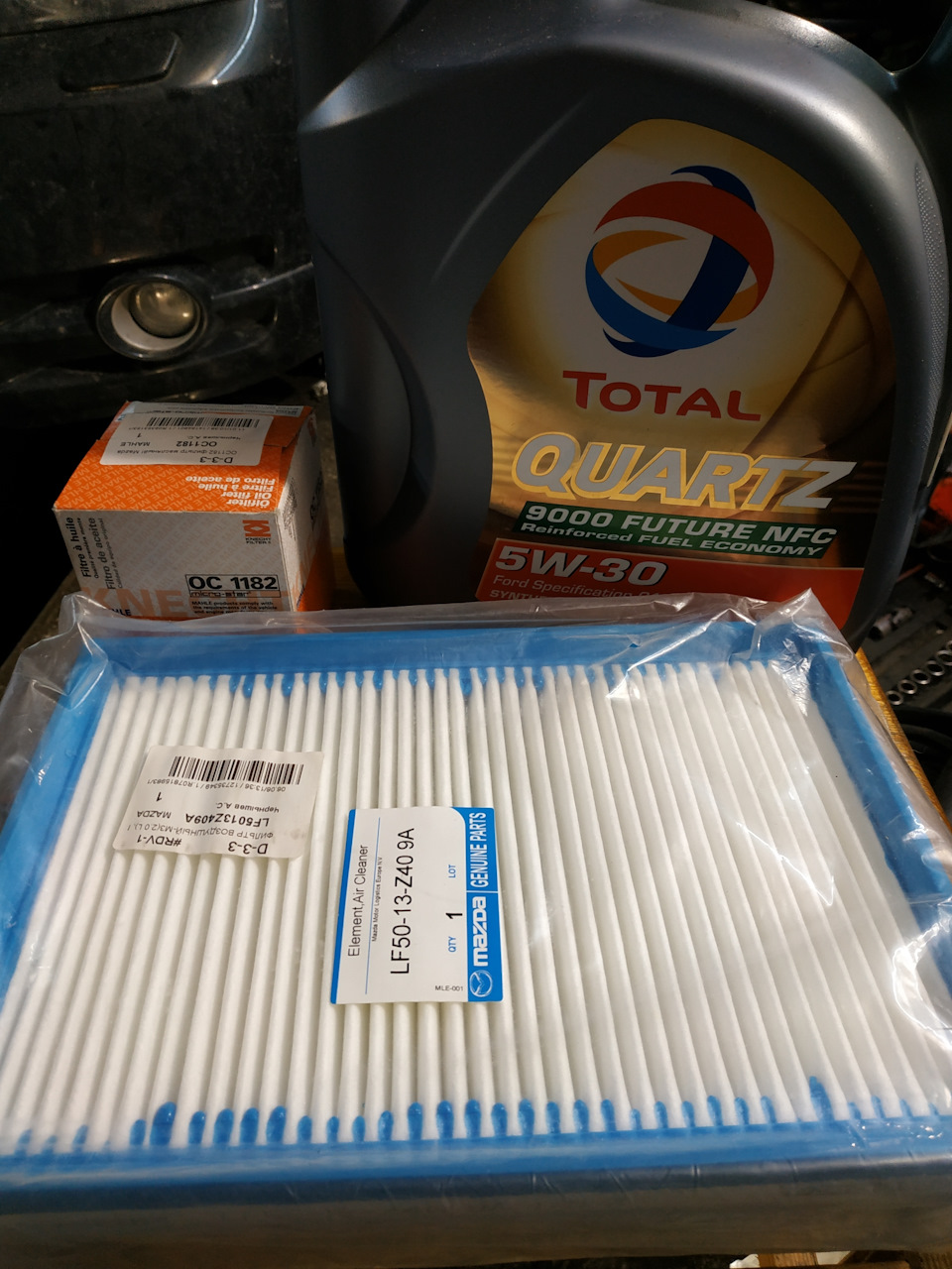 Борьба с ошибкой P2187 + плановое ТО — Mazda 3 (1G) BK, 2 л, 2005 года ...