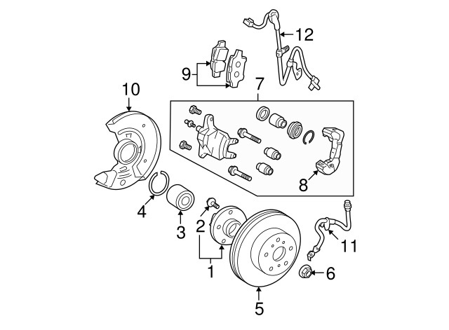 0446552260 Колодки тормозные TOYOTA LEXUS | Запчасти на DRIVE2