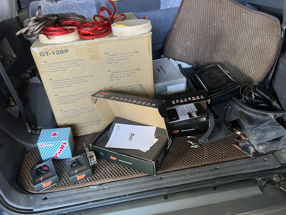 Музыка, ГУР, корпус воздушного фильтра — Toyota Land Cruiser Prado 90 ...