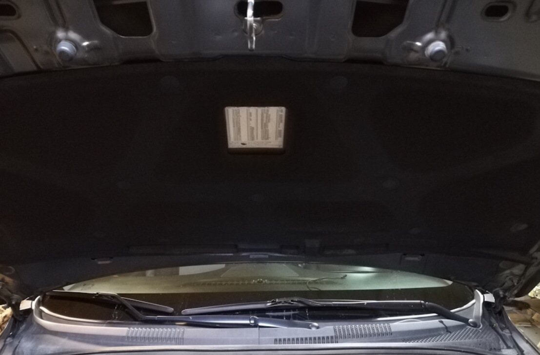 Шумоизоляция капота — Chevrolet Cruze (1G), 1,8 л, 2013 года | своими ...
