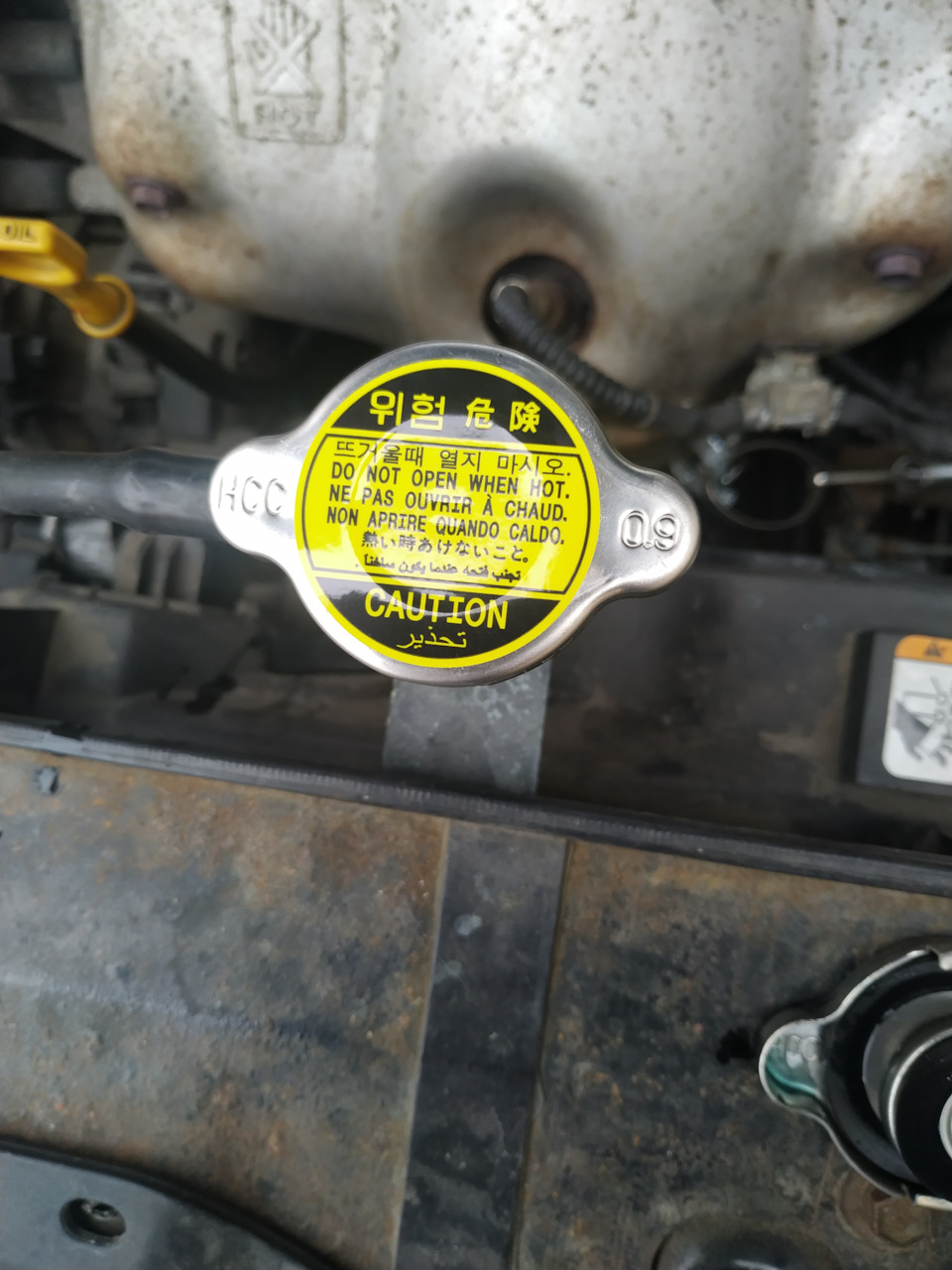 Самозборная эстакада + крышка основного радиатора — Hyundai Accent (3G ...