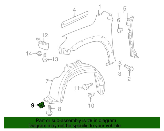9046710005C0 Клипса пластиковая Corolla 120 TOYOTA LEXUS | Запчасти на ...
