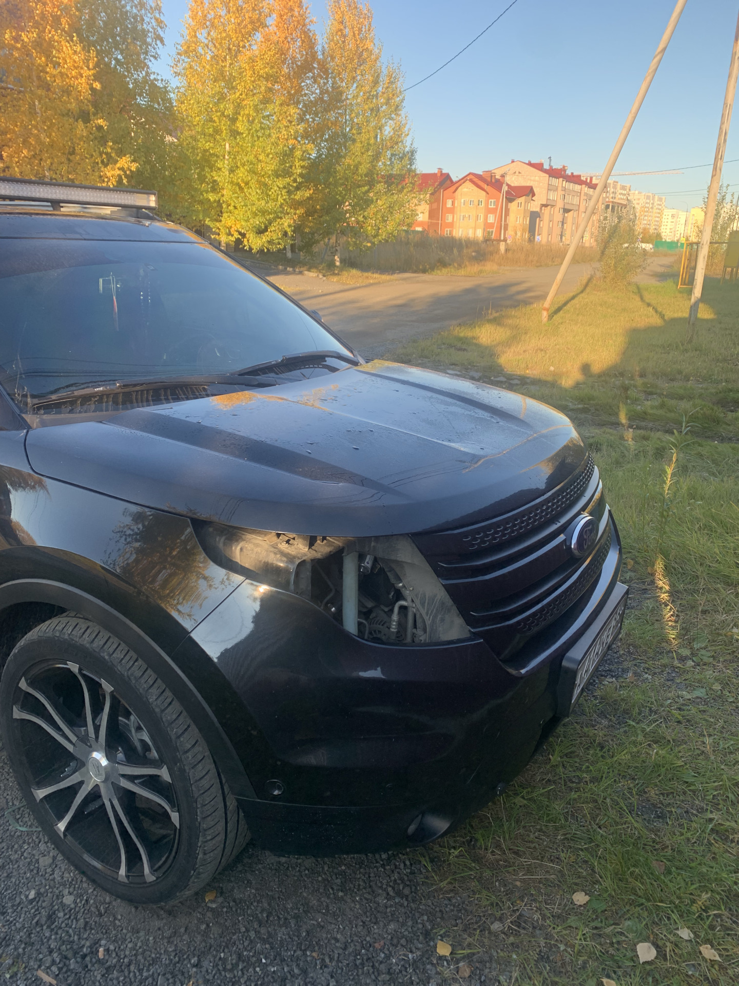 Без фар страшный! Замена линз и легкий тюнинг фар — Ford Explorer (5G ...