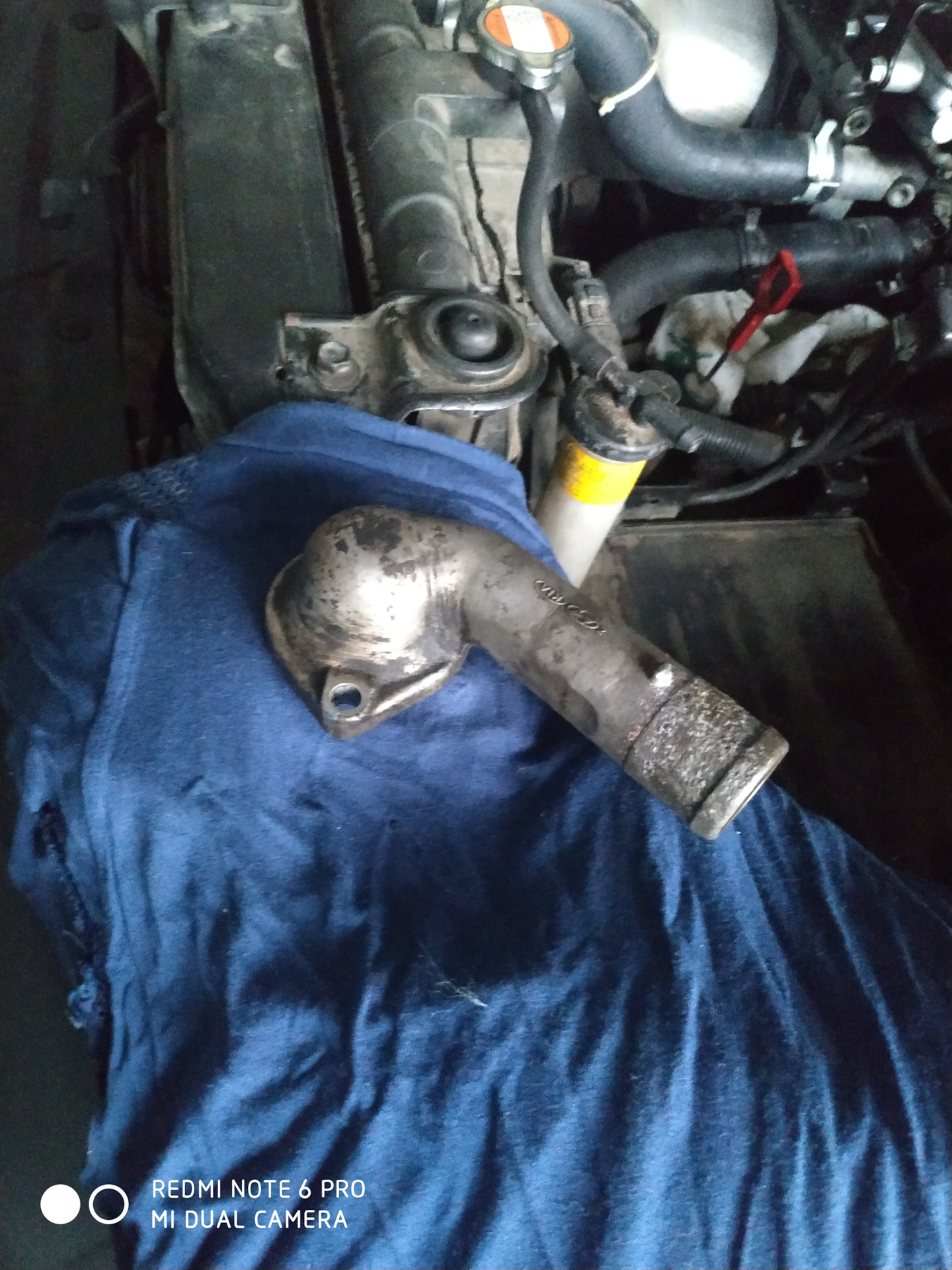 Замена термостата 137л/с — Hyundai Sonata IV (EF), 2 л, 2006 года ...