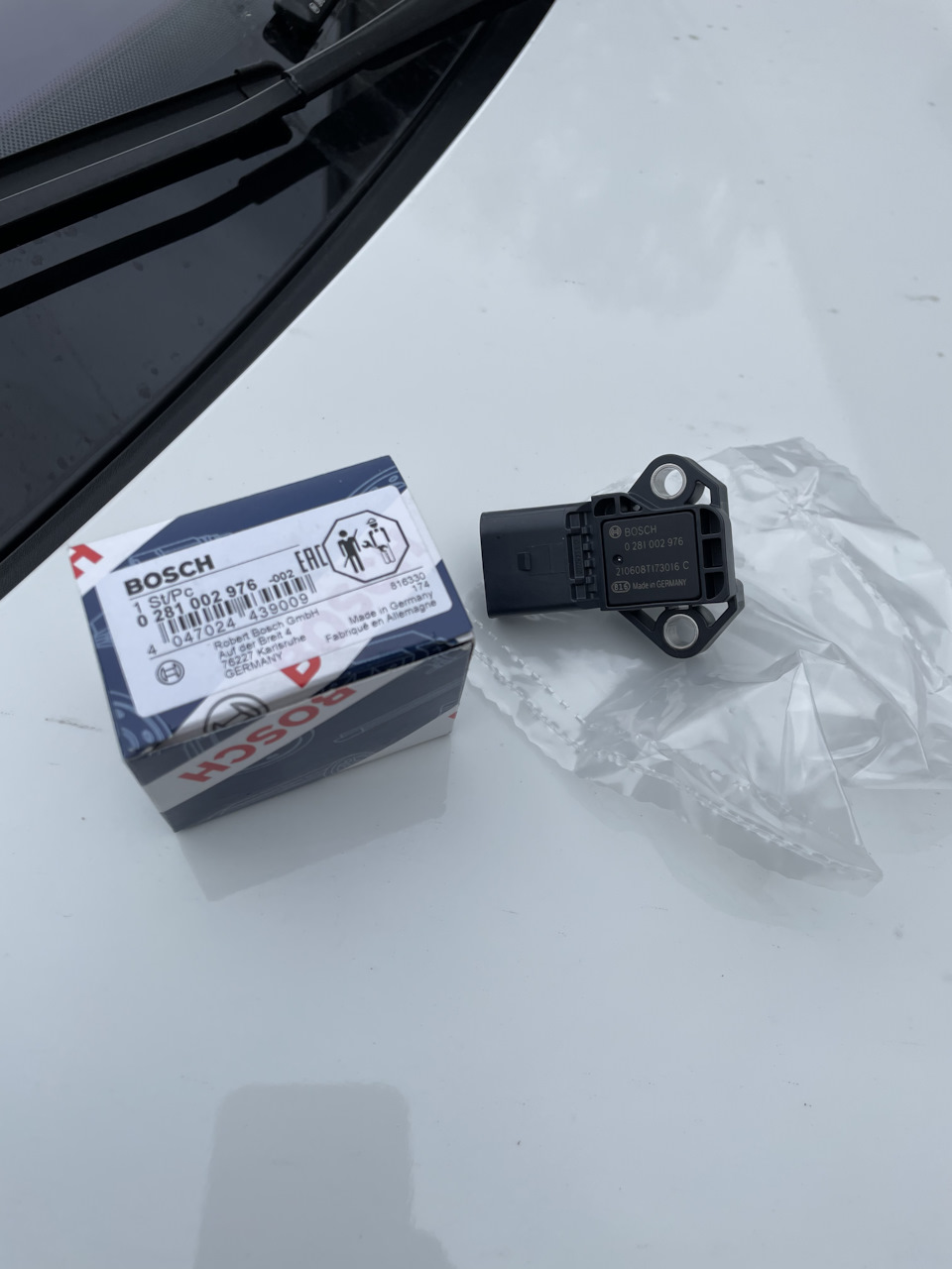0281002976 Датчик давления BOSCH | Запчасти на DRIVE2