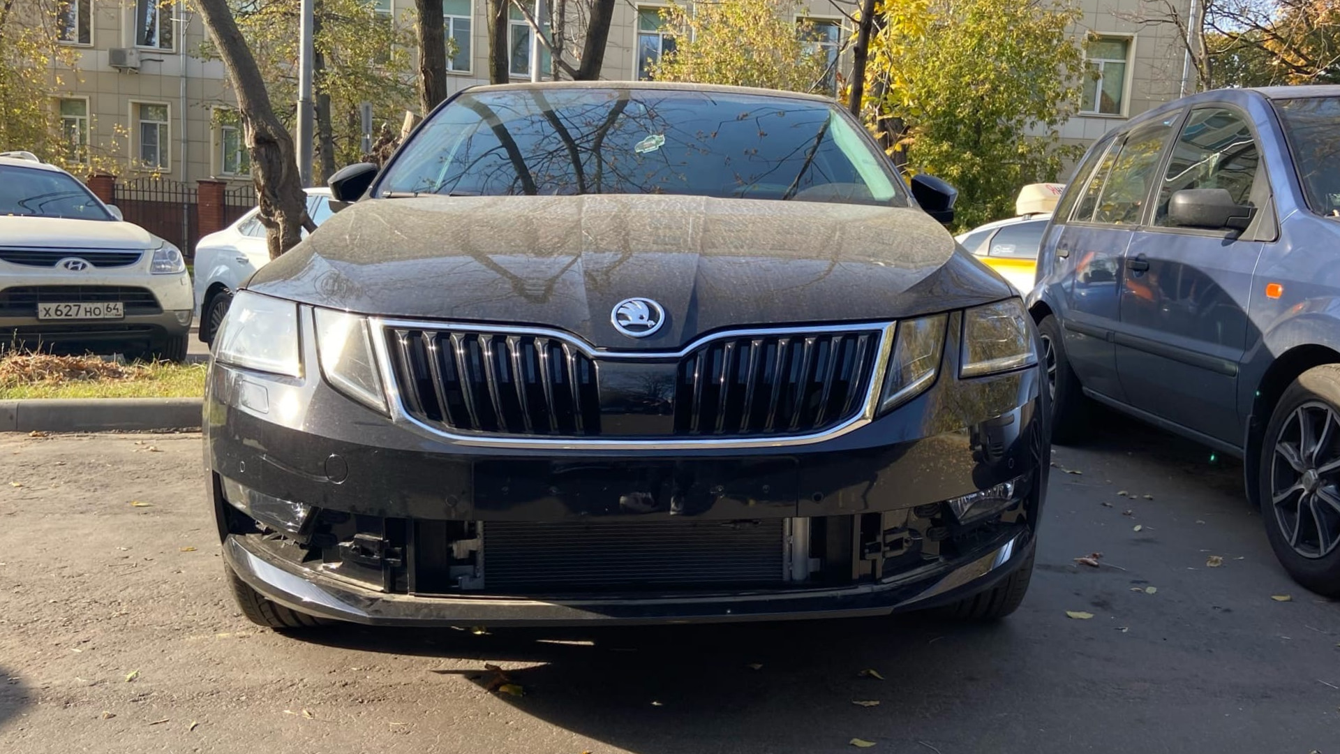 Защита радиатора Skoda Octavia A7 — Skoda Octavia A7 Mk3, 1,8 л, 2020 года | своими руками | DRIVE2