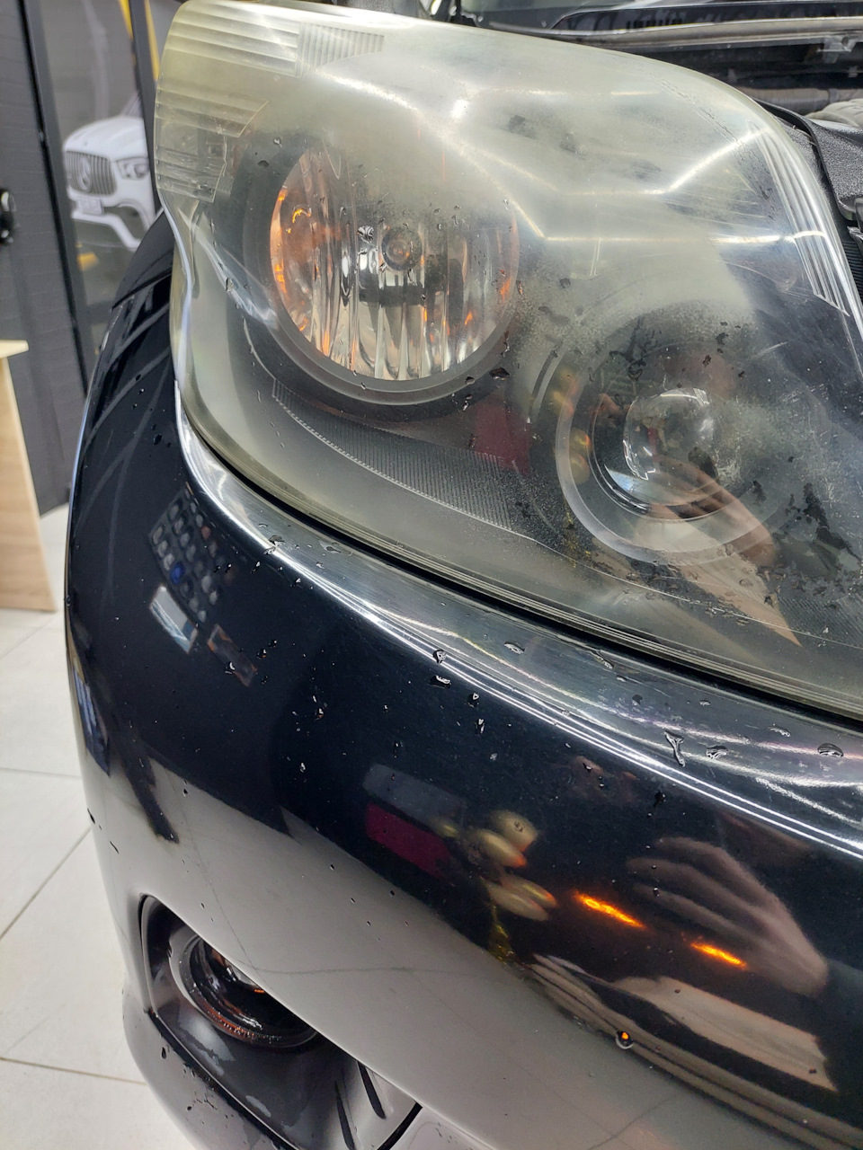 Полировка фар и оклейка в "бронепленку" — Toyota Land Cruiser Prado 150 ...