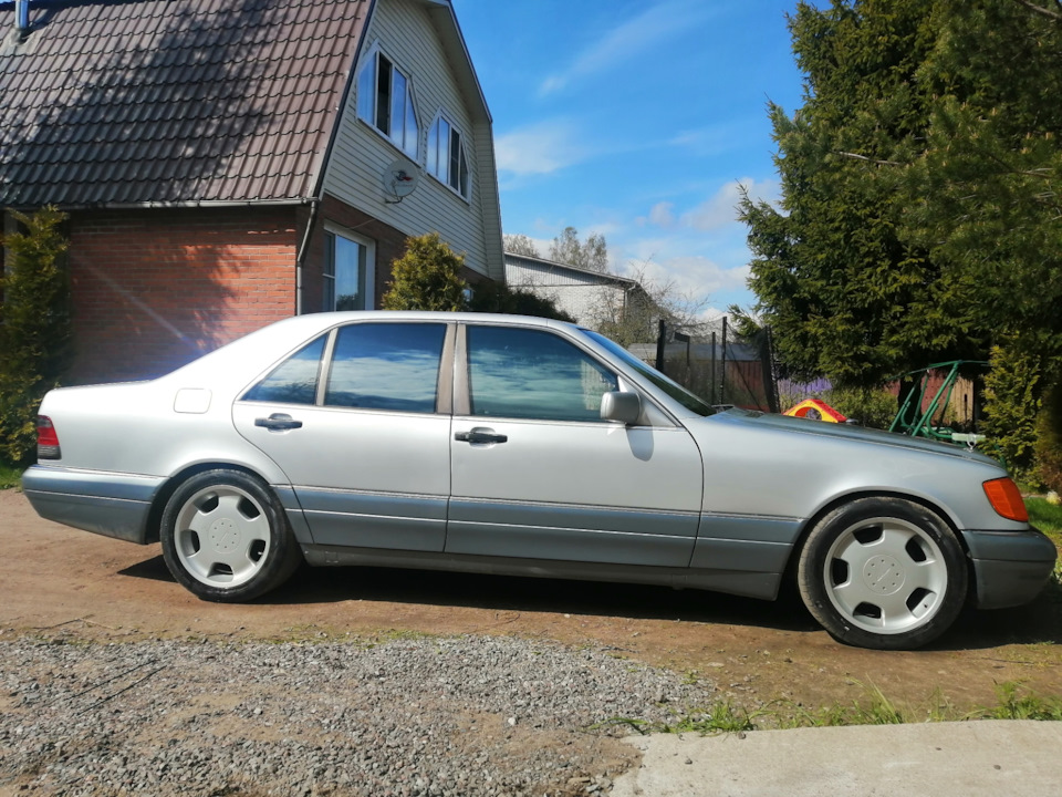 Замена подушки Акпп — Mercedes-Benz S-Class (W140), 3,2 л, 1994 года ...