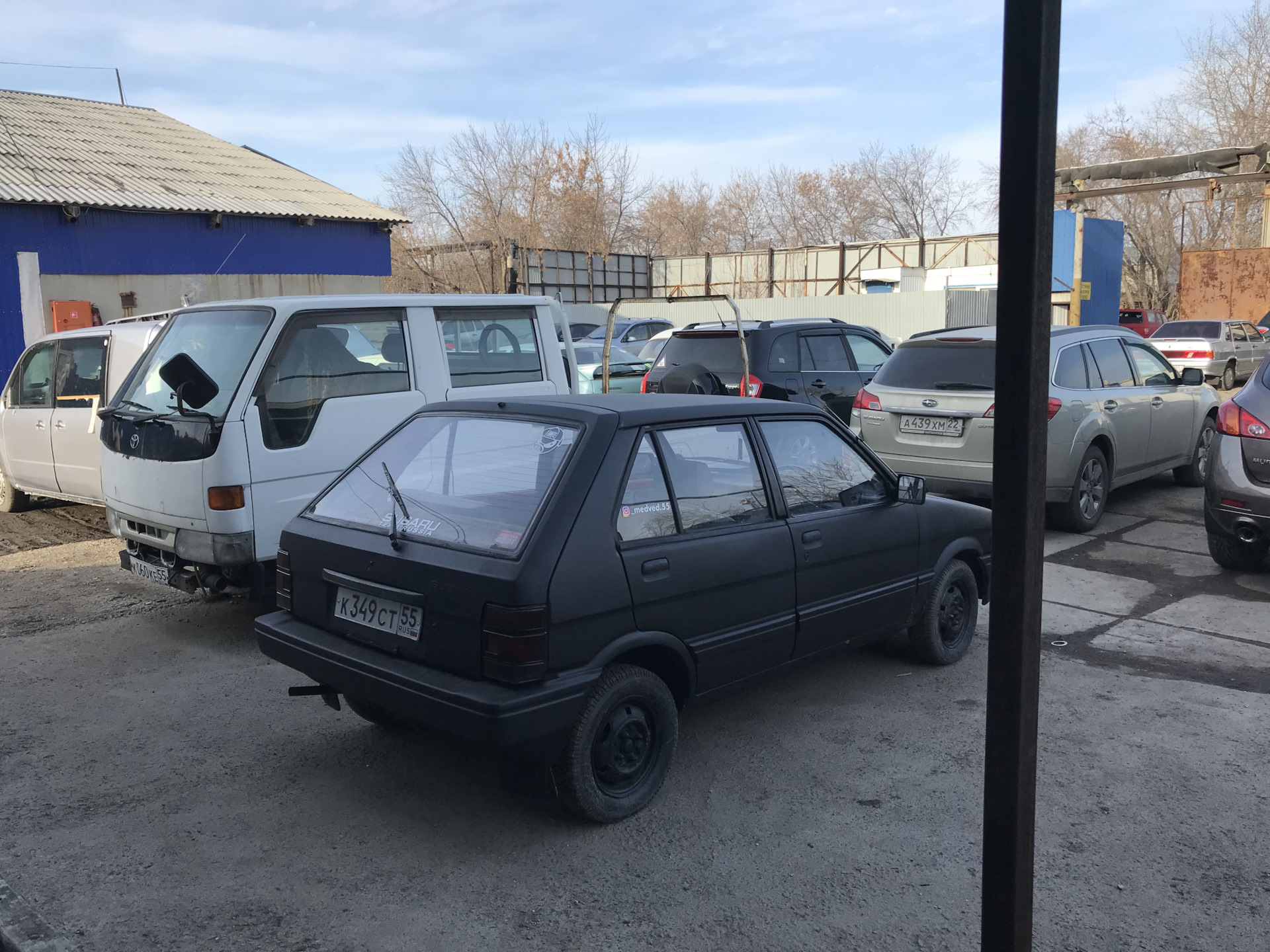 Перекраска авто в раптор — Subaru Justy, 1,2 л, 1987 года | стайлинг ...