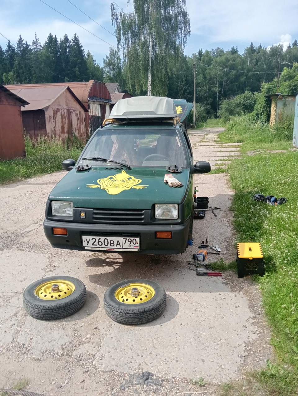 Ревизия передних тормозов + замена колодок ( не планировал) — Lada Ока ...