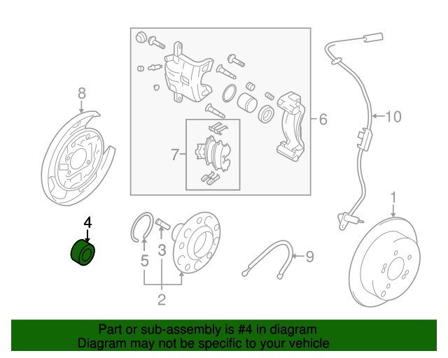 527201F000 ШАРИКОВЫЙ ПОДШИПНИК D=50ММ KIA HYUNDAI | Запчасти на DRIVE2