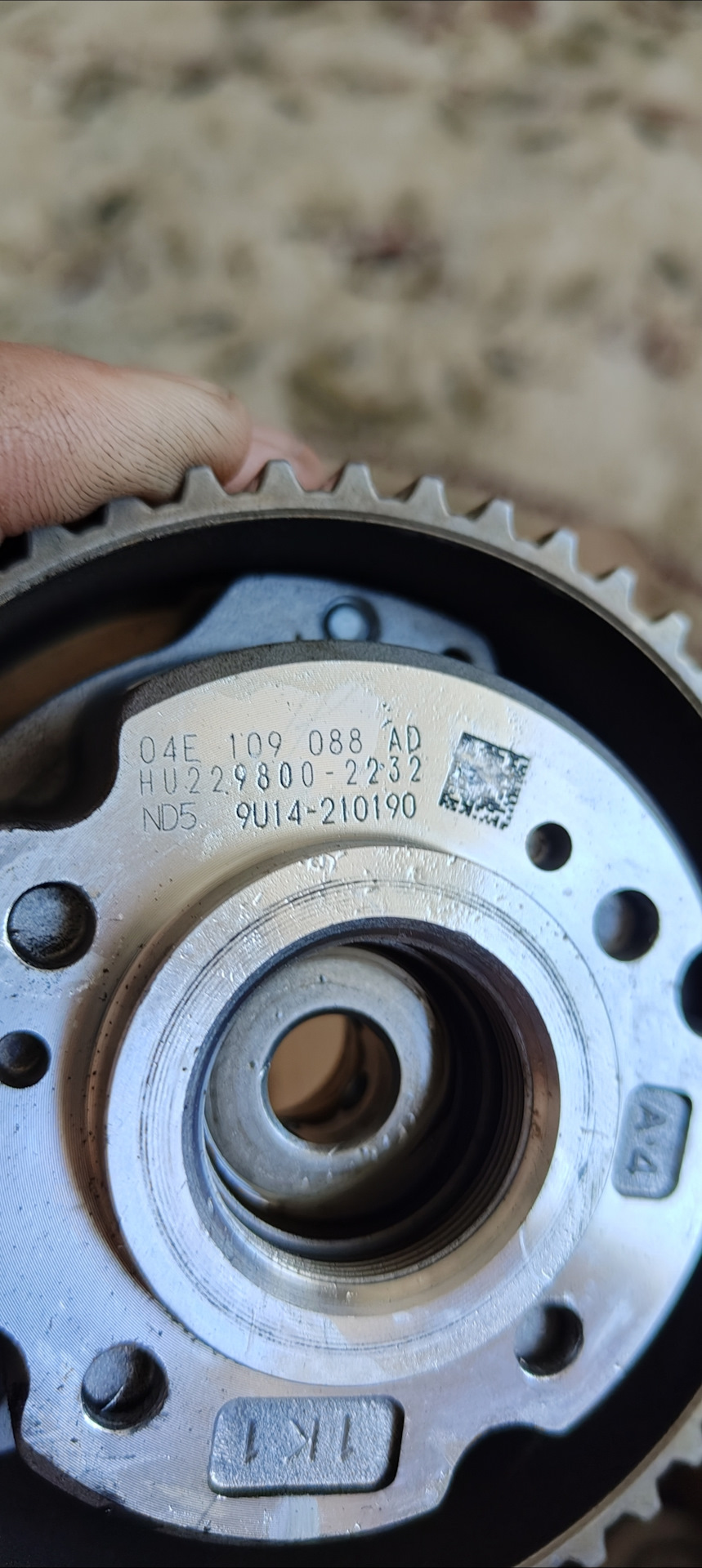 Замена ГРМ +замена фазорегуляторы — Volkswagen Touran (2G), 1,4 л, 2018 ...