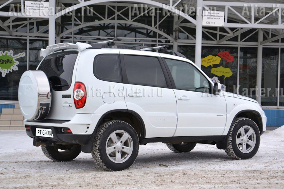 Спойлер на ниву — Chevrolet Niva GLX, 1,7 л, 2012 года | другое | DRIVE2