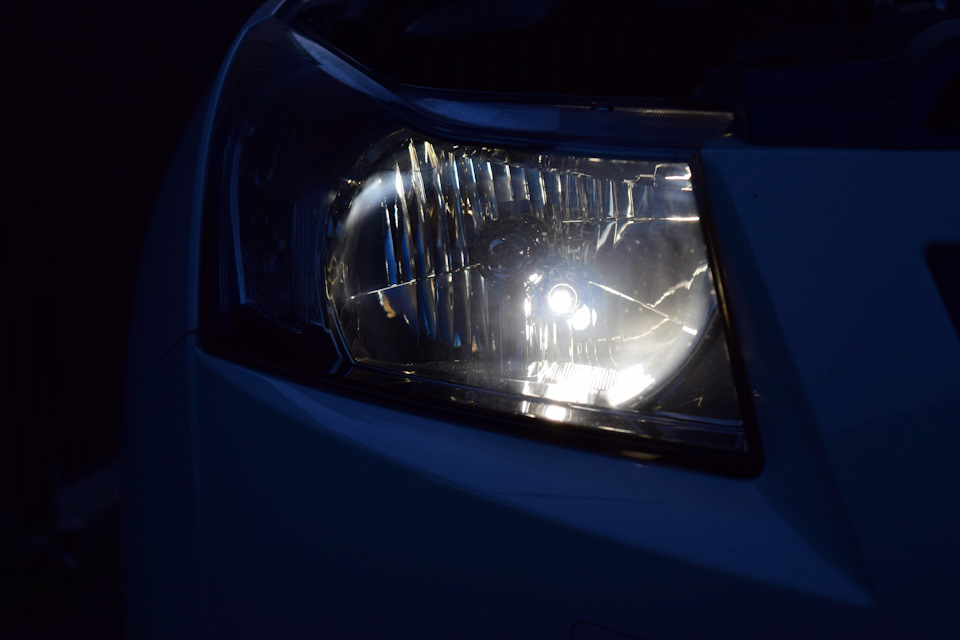 Диодные лампочки в габариты Philips — Chevrolet Cruze (1G), 1,6 л, 2011 ...