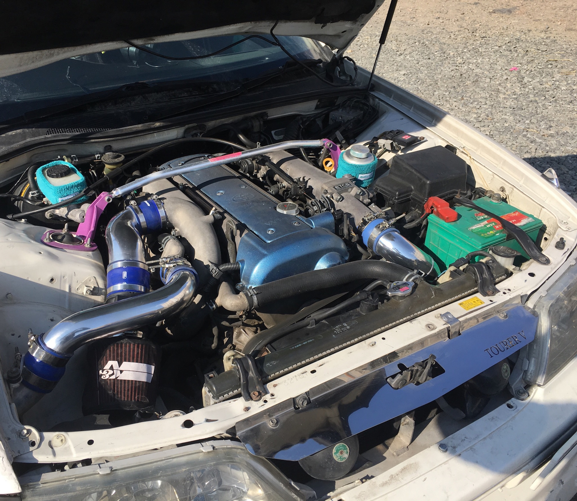 Сделаное за пару месяцев… — Toyota Mark II (100), 2,5 л, 1998 года ...