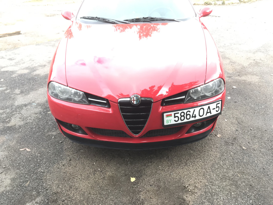 Бампер передний — Alfa Romeo 156 Sportwagon, 1,9 л, 2002 года | своими ...