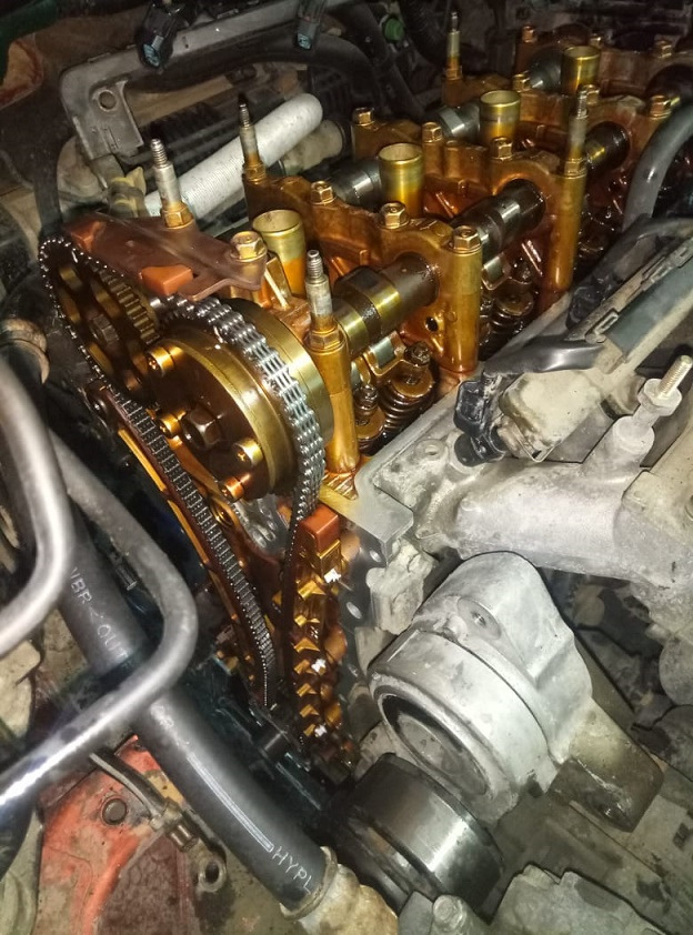 Замена вЫпускного распредвала. — Honda Element, 2,4 л, 2003 года ...